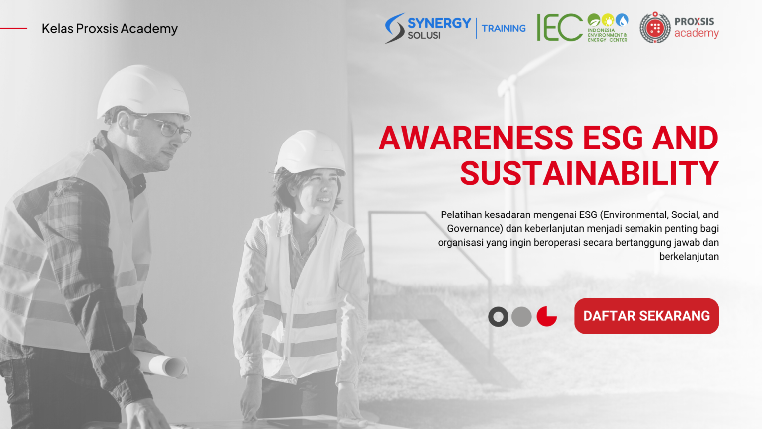 Awareness ESG and Sustainability – Proxsis Academy